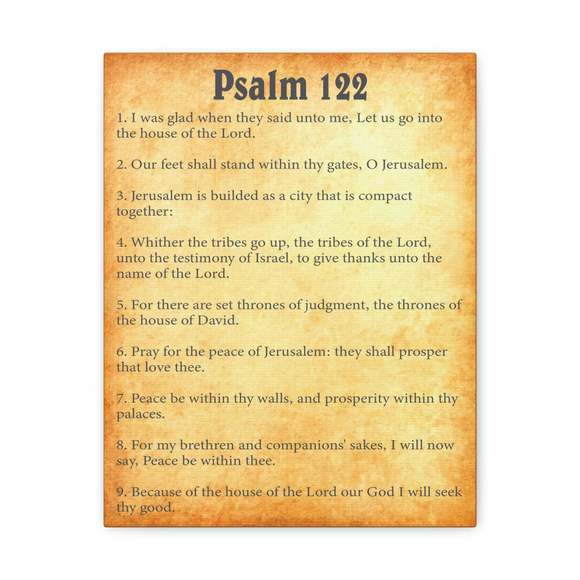 Express Your Love Gifts | Art | Scripture Sign Psalm 22 Chapter Gold Bible Canvas Christian Wall ...